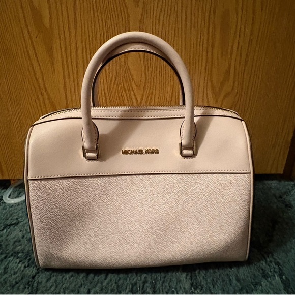 Michael Kors | Bags | Michael Kors Light Pink Satchel | Poshmark